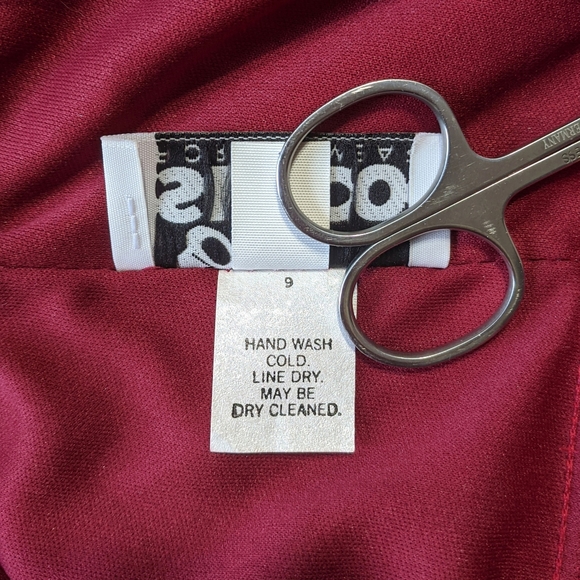 Simco Formalwear | Dresses | Vintage 9s Simco Burgundy Velvet Midi ...